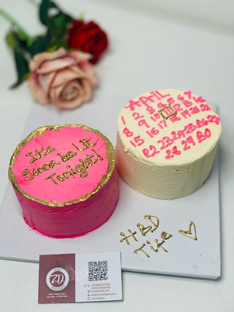 4" Mini Cake Set - Fast Cake Delivery